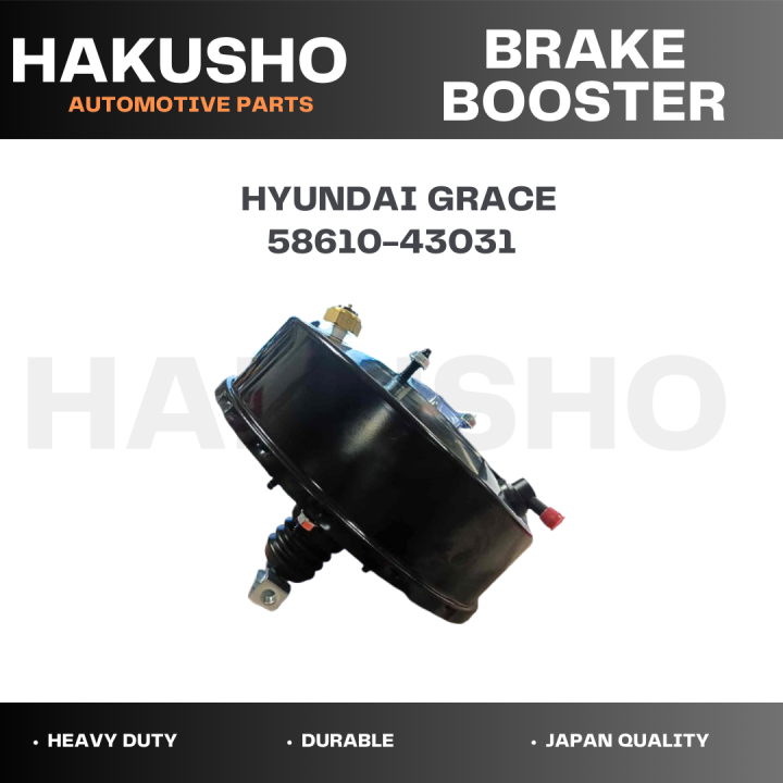 BRAKE BOOSTER ASSEMBLY HYUNDAI GRACE (58610-43031) HAKUSHO JAPAN ...
