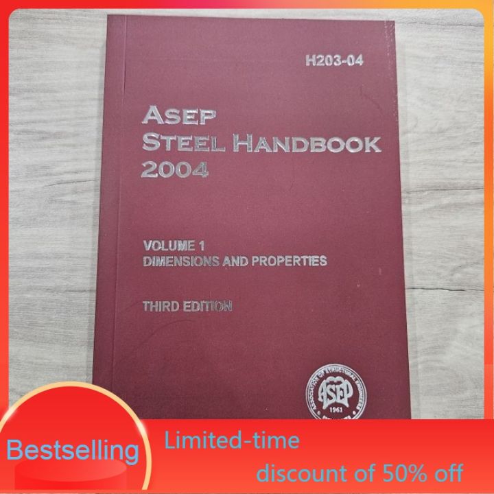 Books ASEP STEEL HANDBOOK 2004 happy to you | Lazada PH