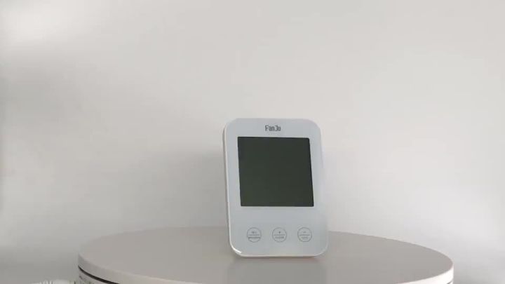 Multi-Purpose Alarm Clock Temperature Moisture Meter 718 Touch ...