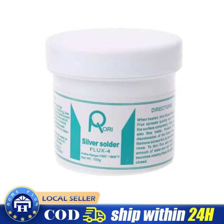 100g Soldering Paste Flux Silver Brass Brazing Powder for Welding ...