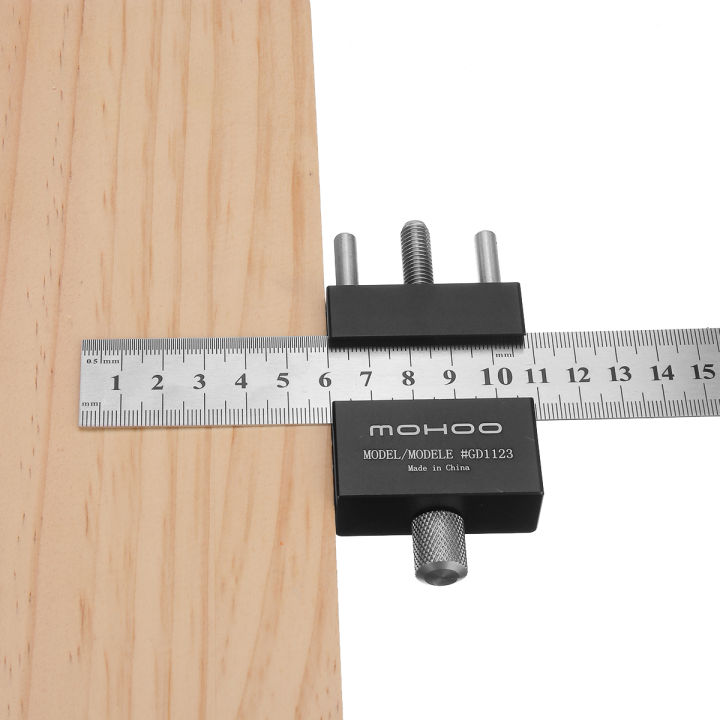 Mohoo Steel Ruler Positioning Block Angle Scriber Line Marking Gauge ...