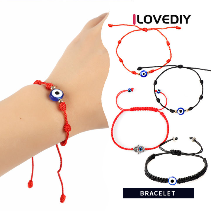 [ILOVEDIY] Evil Eye Bracelet Nazar Hand Strap Lucky Bracelet Turkish ...