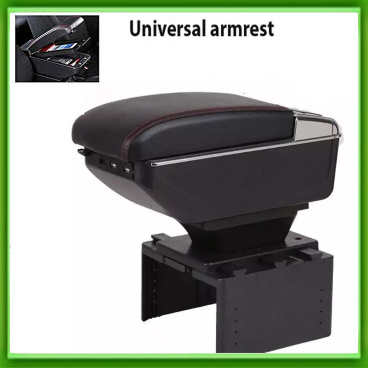Good Quality Car Universal Console Box car Armrest Box with USB and ...