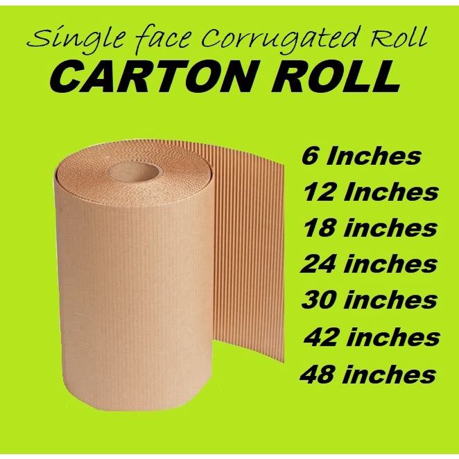 Corrugated Roll Continues Single Face Carton roll | Lazada PH
