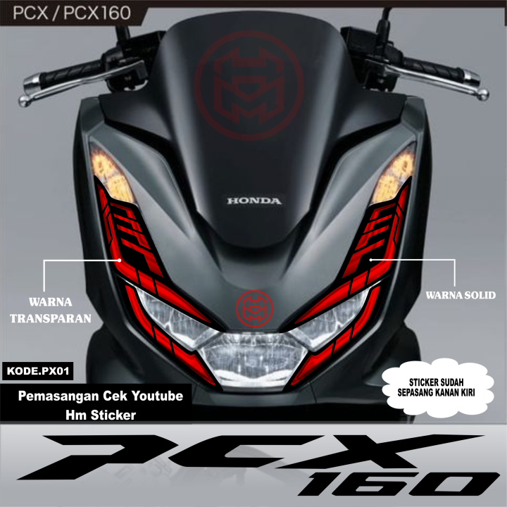 STICKER LAMPU DEPAN PCX 160 NEW PX01 | Lazada Indonesia