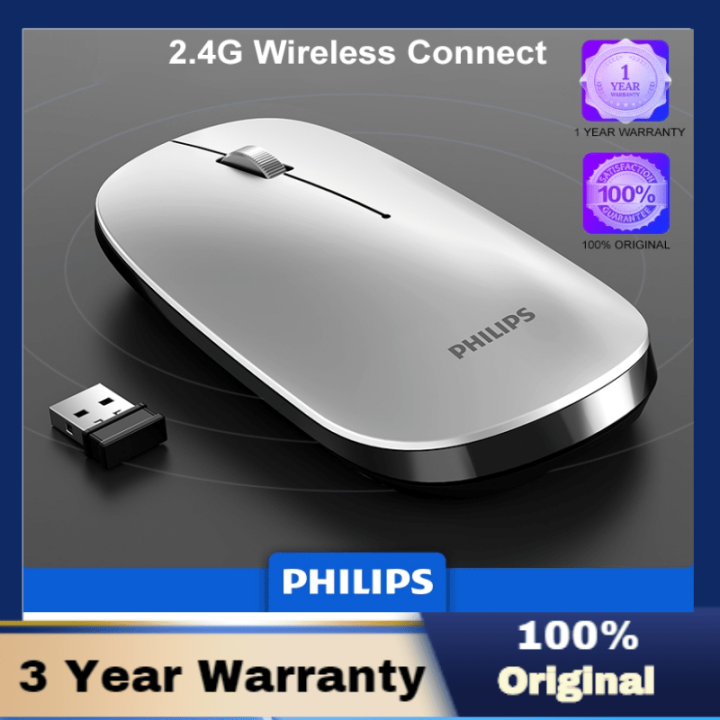 PHILIPS M305 Wireless Mouse For Laptop For PC Bluetooth USB Mouse 3.0 ...