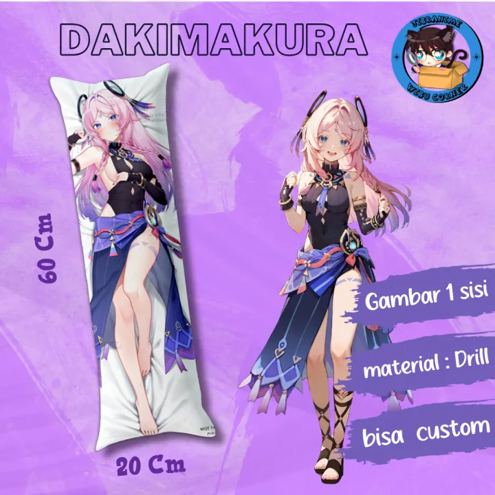 dakimakura anime Citlali Genshin Impact / guling ukuran 20x60 cm anime ...