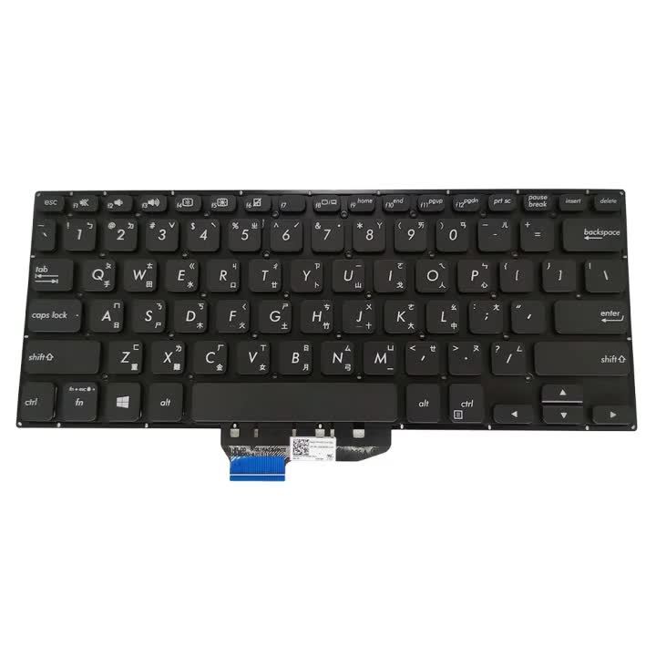 อิตาเลี่ยน UI RU รัสเซีย Backlit คีย์บอร์ดสำหรับ VivoBook Flip 14 V4000 ...