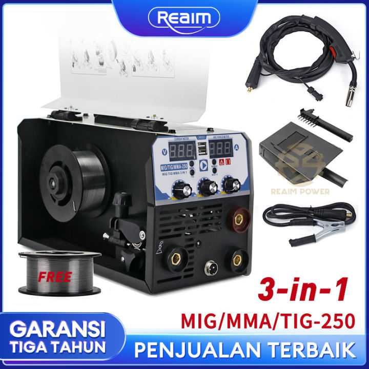 Mesin Las reaim Inverter MIG/MMA 600W TIG/ Mesin las / Mesin trafo las ...