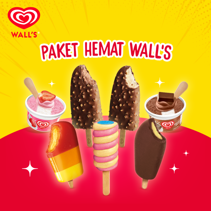 Paket Hemat Wall's - Es Krim/Ice Cream Wall's | Lazada Indonesia