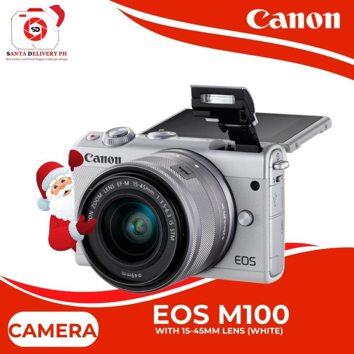 Canon EOS M100 Mirrorless Digital Camera with 15-45mm Lens | Lazada PH