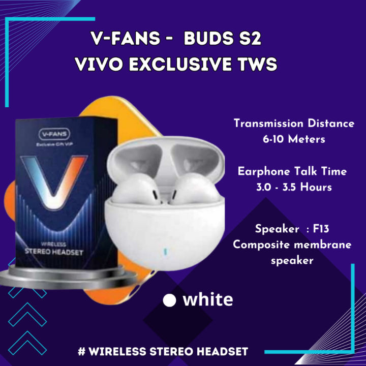V-FANS EXCLUSIVE GIFT VIP WIRELES STEREO HEADSET | Lazada Indonesia