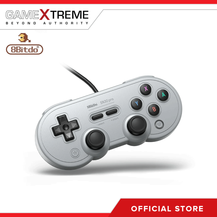 8bitdo Sn30 Pro Wired Gamepad For Switchwindowsraspberry Gray Edition 7623
