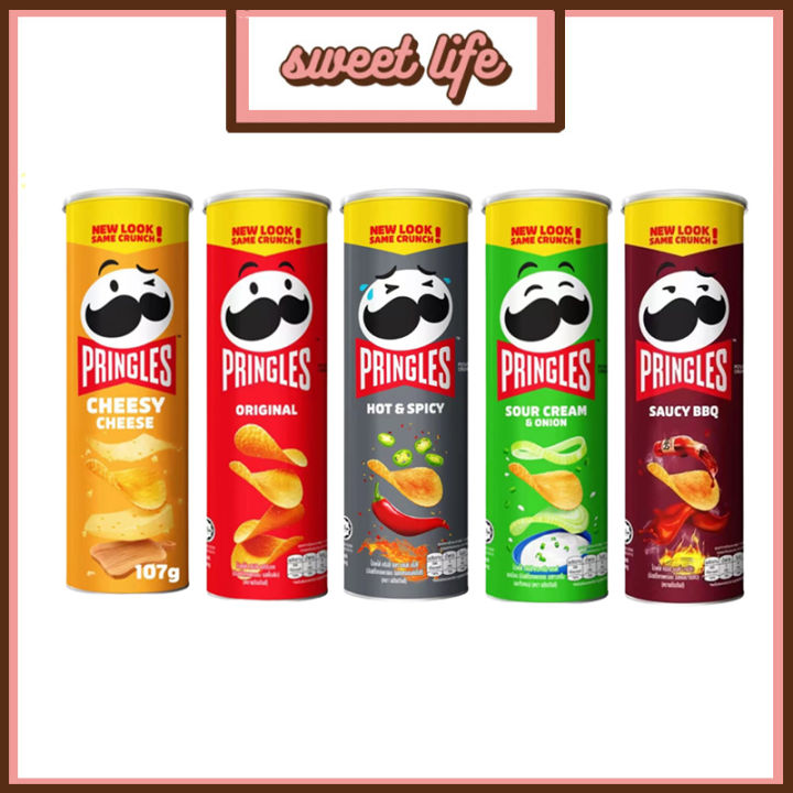 102G PRINGLES POTATO CRISPS CHIPS KEREPEK KENTANG SNEK TIN SNACKS(mych ...