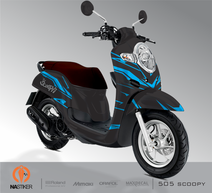 Decal scoopy full body Full Blok Sticker Scopy Dekal New Fi 2017 2018 ...