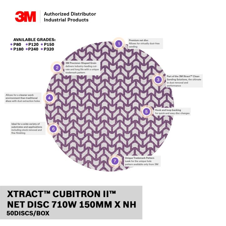 3M XTRACT CUBITRON II NET DISC 710W 150MM | Lazada PH