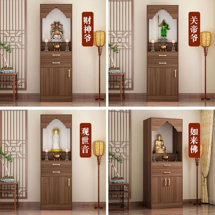 [COD] piece of delivery Buddhist altar cabinet Buddha god table ...