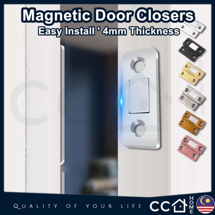 Magnetic door closers capture powerful magnets invisible ultra-thin ...