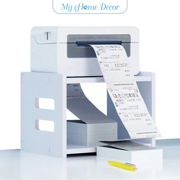 Tabletop consignment note printer storage rack office multilayer shelf ...