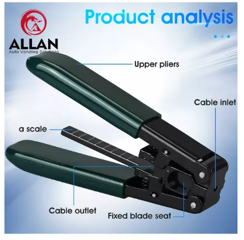 ALLAN Fiber Optic Stripping Tool FTTH Metal Fiber Optic Stripper Tool ...