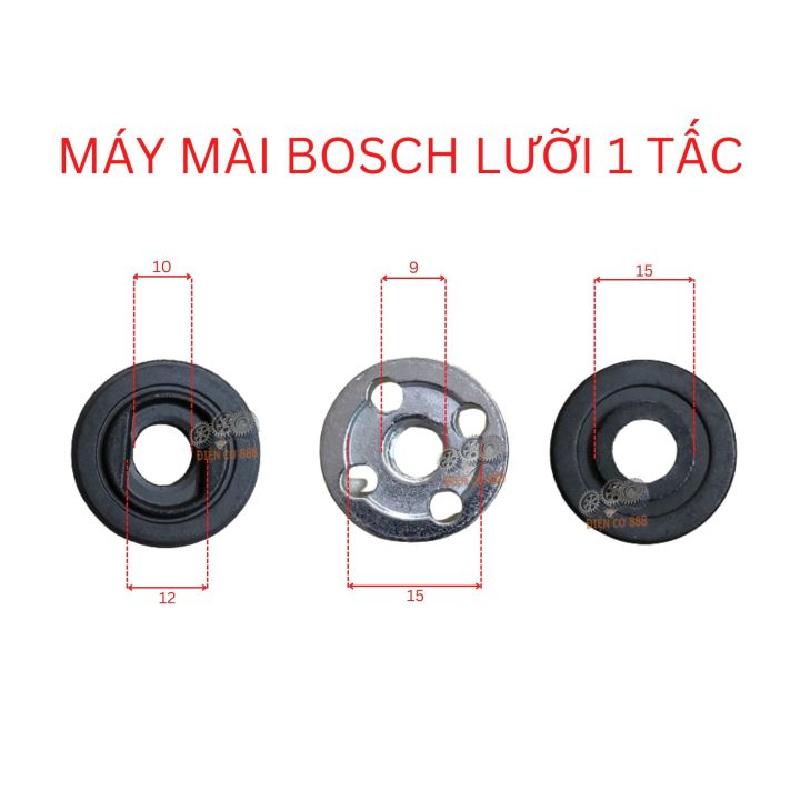 (1 BỘ) Bộ tán long đền kẹp lưỡi máy mài 100mm BOSCH và MAKITA | Lazada.vn