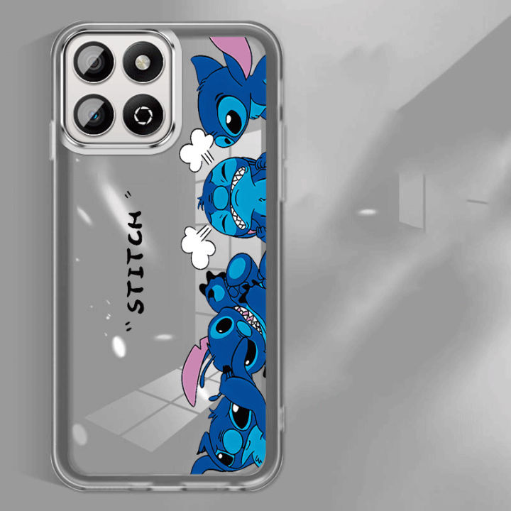 Honor 200 Smart honor X7C Cute Stitch Camera Protector Transparent ...