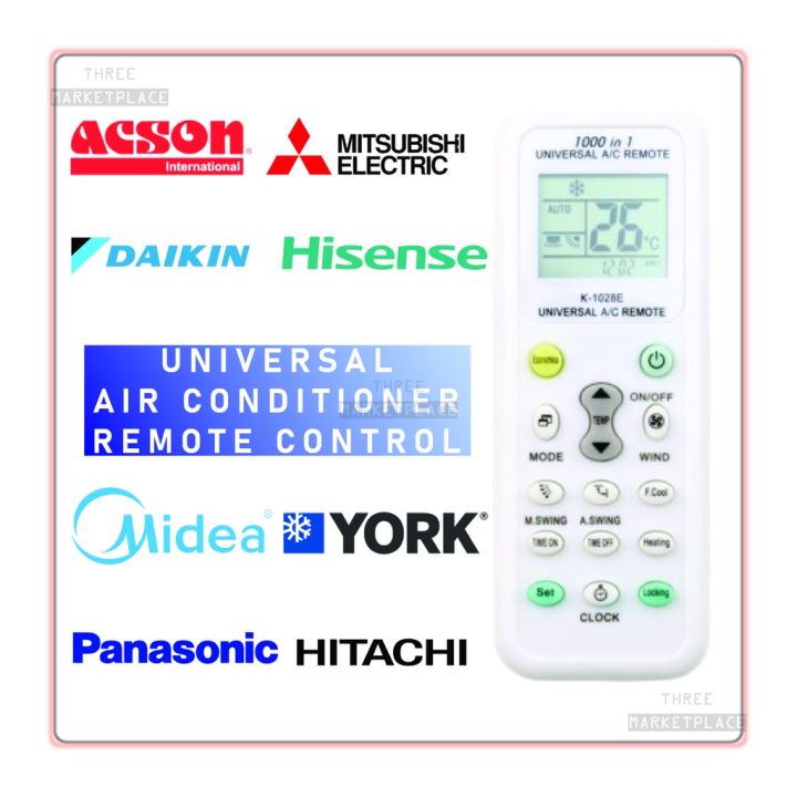 Universal Air Conditioner Remote Control Multi AC remote control ...