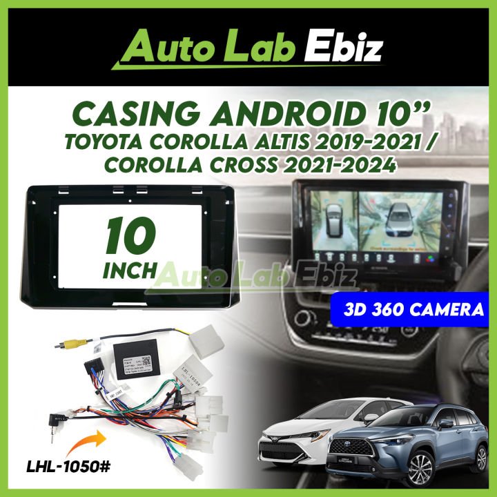TOYOTA ALTIS 2019-2024 / COROLLA CROSS 2021-2024 Android Player Casing ...