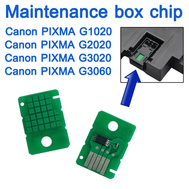 ชิป สำหรับ กล่องซับหมึก MC-G02 Maintenance box chip For Canon PIXMA G1020 / G2020 / G3020 ...