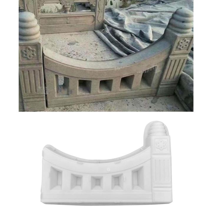 Plastic White Garden Fence Mould Concrete Plaster Brick Reusable ...