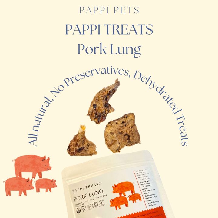 PAPPI TREATS Dehydrated Pork Lung | Lazada PH