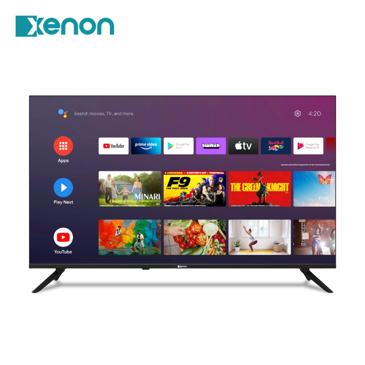 Xenon LE-4090ATF 40'' Android 11 Full HD LED TV, Infinity Edge, Google Assistant | Lazada PH