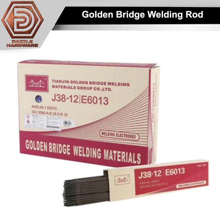 1 box 2.5mm Golden bridge welding rod 2.5kg rod welding 2.5mm batang ...