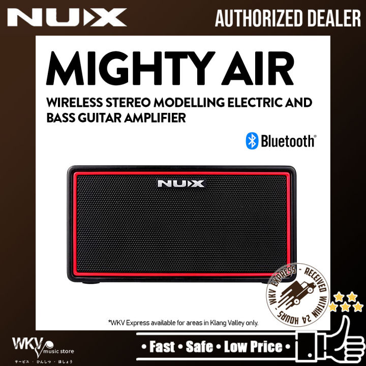 NUX Mighty Air Wireless Stereo Modelling Electric And Bass Guitar Combo ...