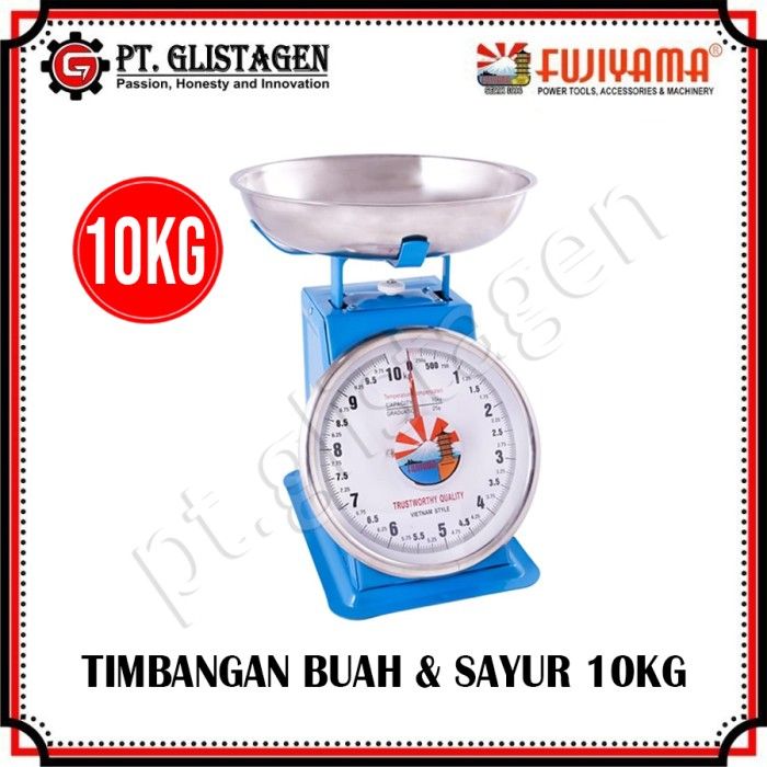 Timbangan Jarum Analog Duduk Mangkok Buah Sayur Fujiyama 10 KG FDS-10B | Lazada Indonesia