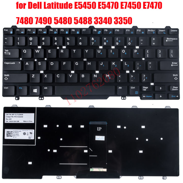 Replacement Keyboard for Dell Latitude E5450 E5470 E7450 E7470 7480 ...