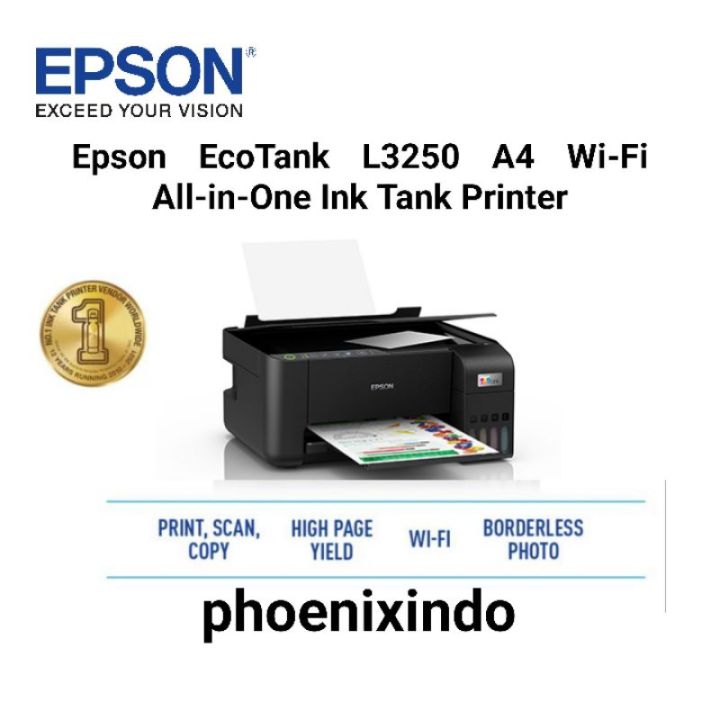Epson EcoTank L3250 A4 Wi-Fi All-in-One Ink Tank Printer L 3250 (Print ...
