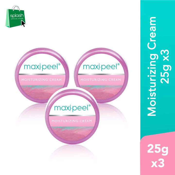 Maxi-Peel Moisturizing Face Cream Non-Greasy Moisturizer 25g Set of 3 ...