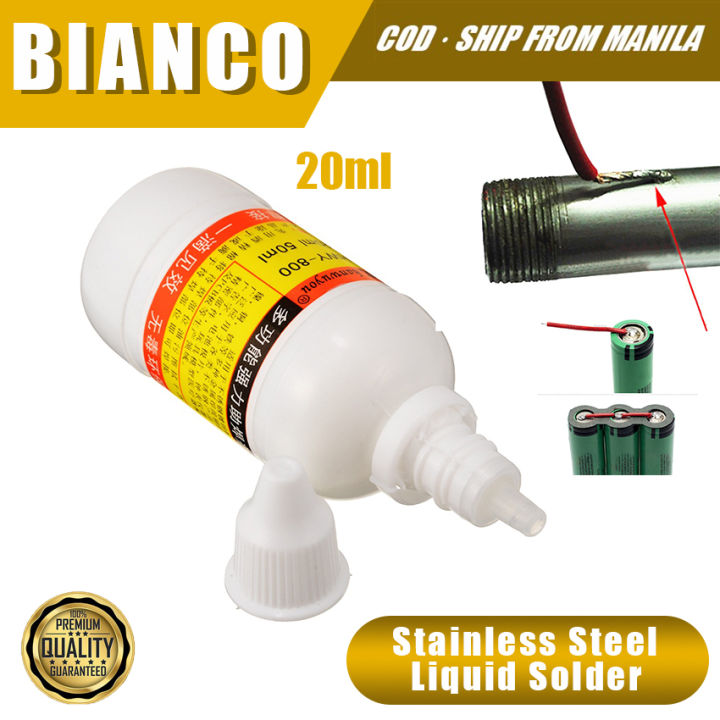 20mL HWY-800 Stainless Steel Flux Soldering Paste Liquid Welding Solder ...