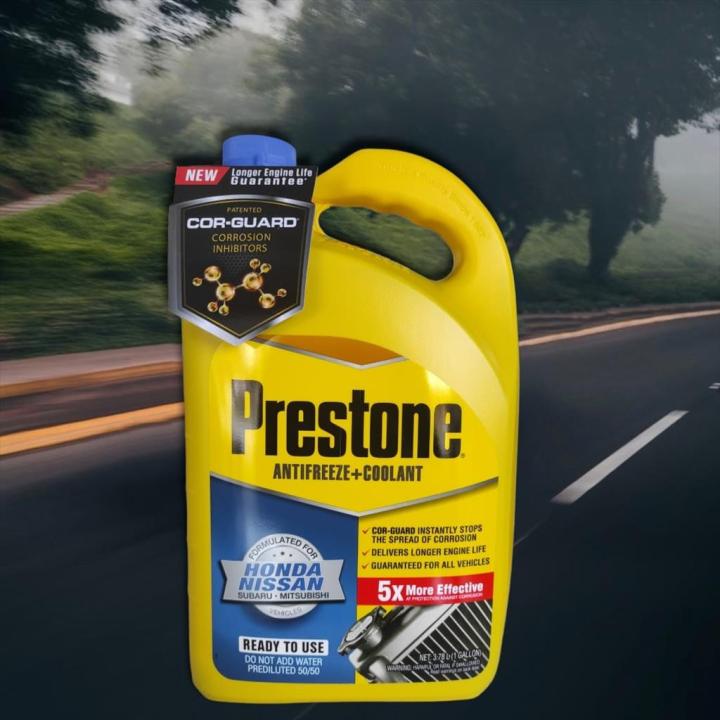 Air Radiator Coolant Prestone 50/50 Anti Freeze Biru 3.78 Liter ...