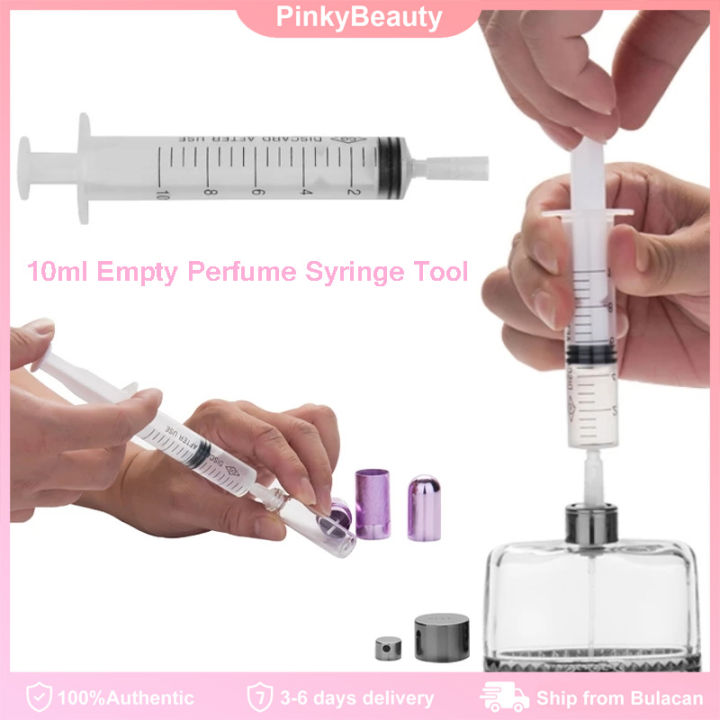 10ml Plastic Syringe Refilling Tool Perfume Transfer Dispenser Adapters ...