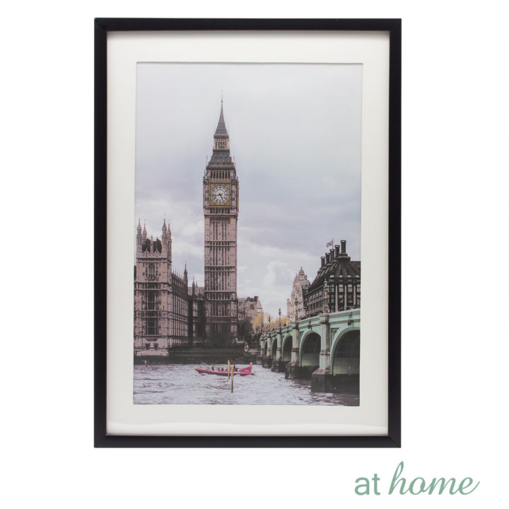 At Home Wall Frame – London Eye & Big Ben – Home Decoration – Hang in ...