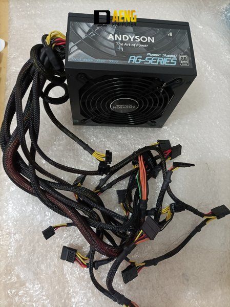 Power Supply PSU Power Suplay PC Merk Andyson AG-Series 550 Watt 80 ...