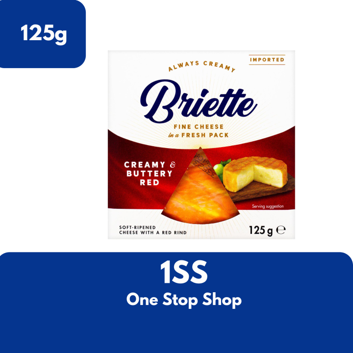 Briette Fine Cheese Creamy & Buttery Red, 125g | Lazada PH