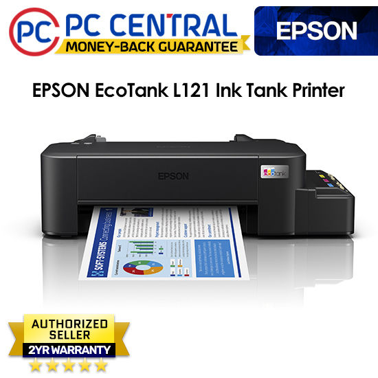 Epson L121 Single Function Ink Tank Printer (PC CENTRAL) | Lazada PH