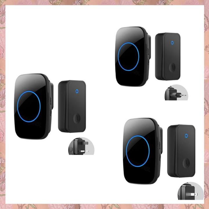 (NVIS) Self Powered Wireless DoorBell No Battery Waterproof Door Bell ...