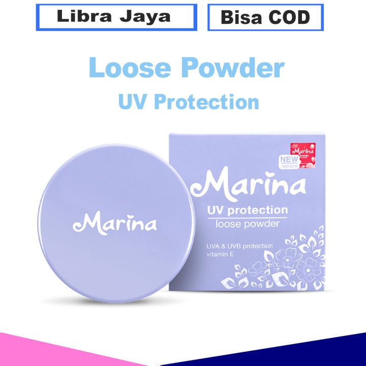 Marina UV Protection Loose Powder 25gr - Bedak Tabur - Libra Baby Shop ...