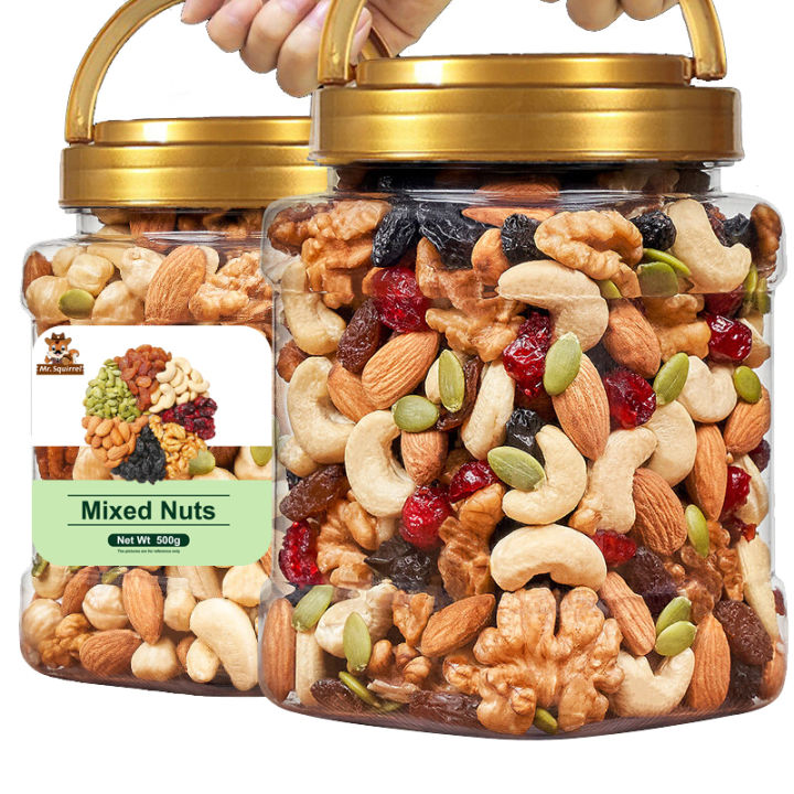 Mr.Squirrel Super meal trail mix nuts Mixed nuts and dried fruits ...