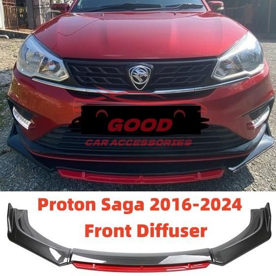 Proton Saga VVT 2016-2025 Front Bumper Diffuser Lip Wrap Angle ...