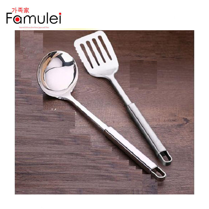 Daesun Korea Stainless Gook Ja Soup Spoon and Spatula | Lazada PH